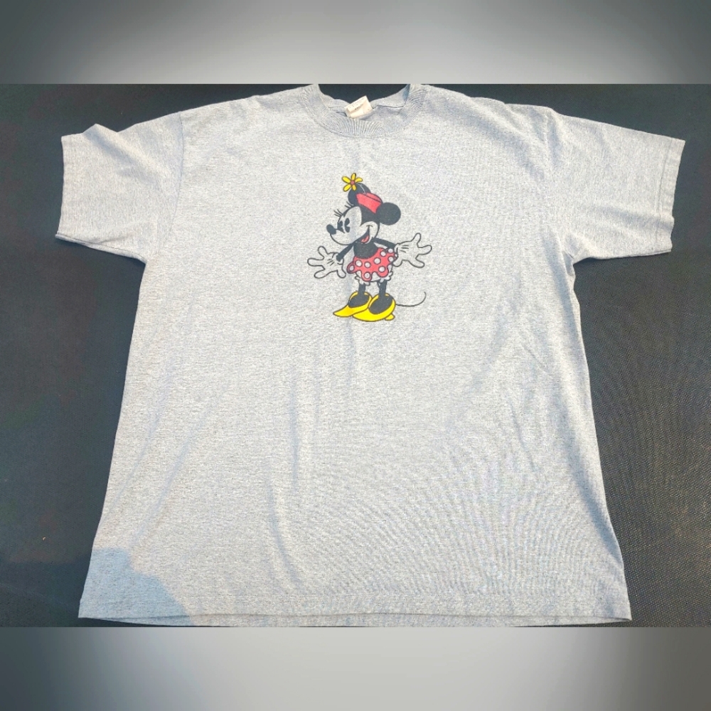 The Disney Store Vintage Minnie Mouse Glitter Graphic… - Gem